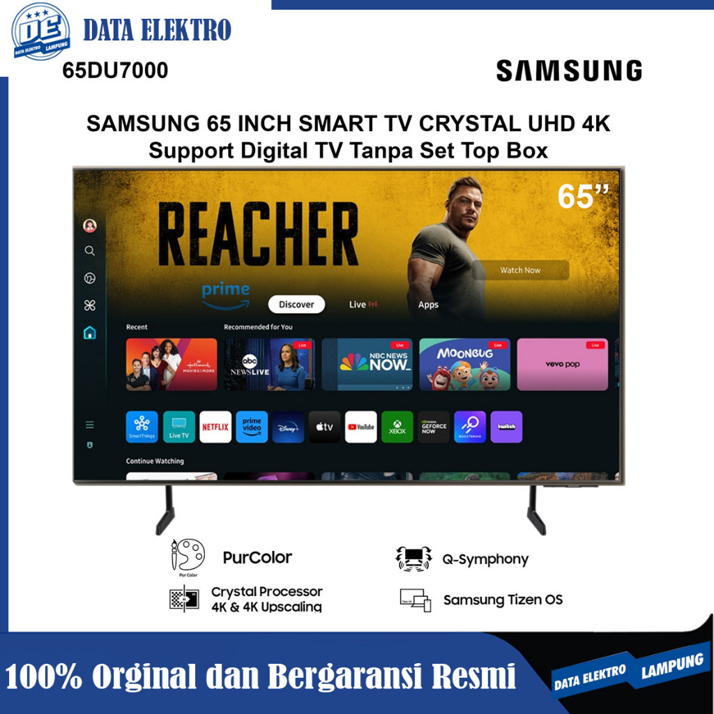 Jual SAMSUNG 65 INCH SMART TV UHD 4K 65DU7000 - Youtube/Netflix - Dolby Audio -Garansi Resmi ...