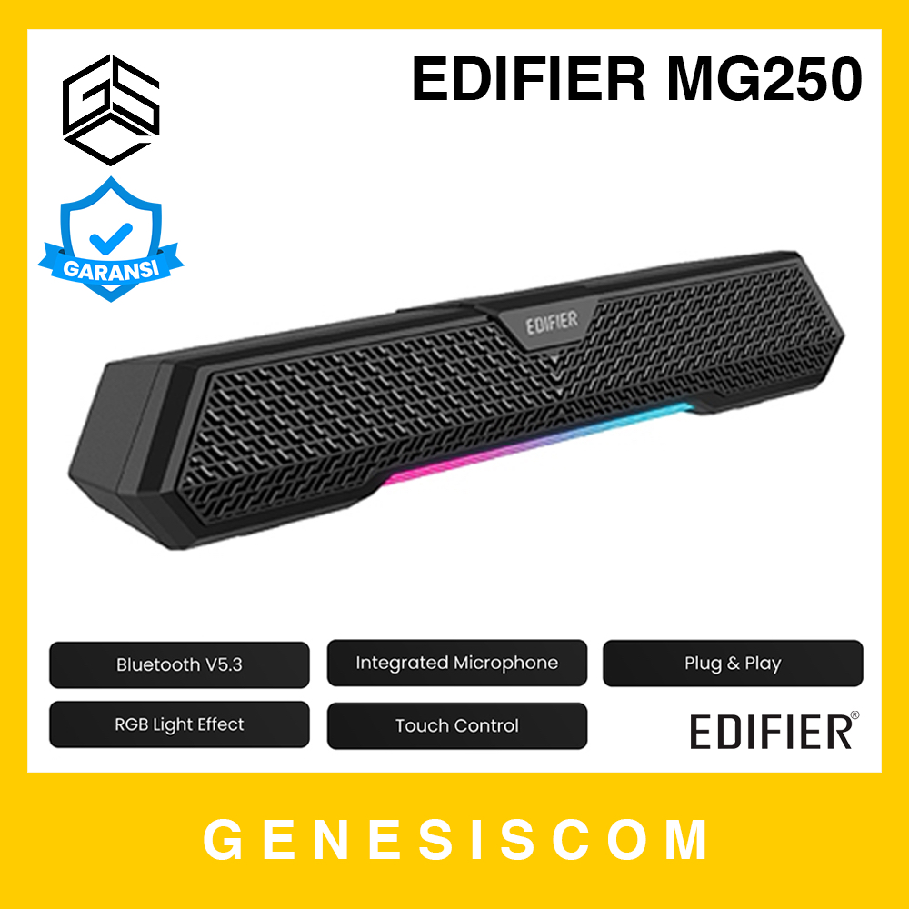 Jual Speaker EDIFIER MG250 - Bluetooth 5.3 + USB RGB Gaming Soundbar 2. ...