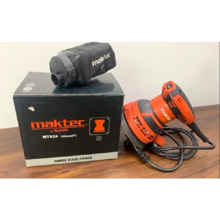 Jual MESIN AMPLAS ORBITAL MAKTEC MT 924 / SANDER MAKTEC MT 924 (FREE ...