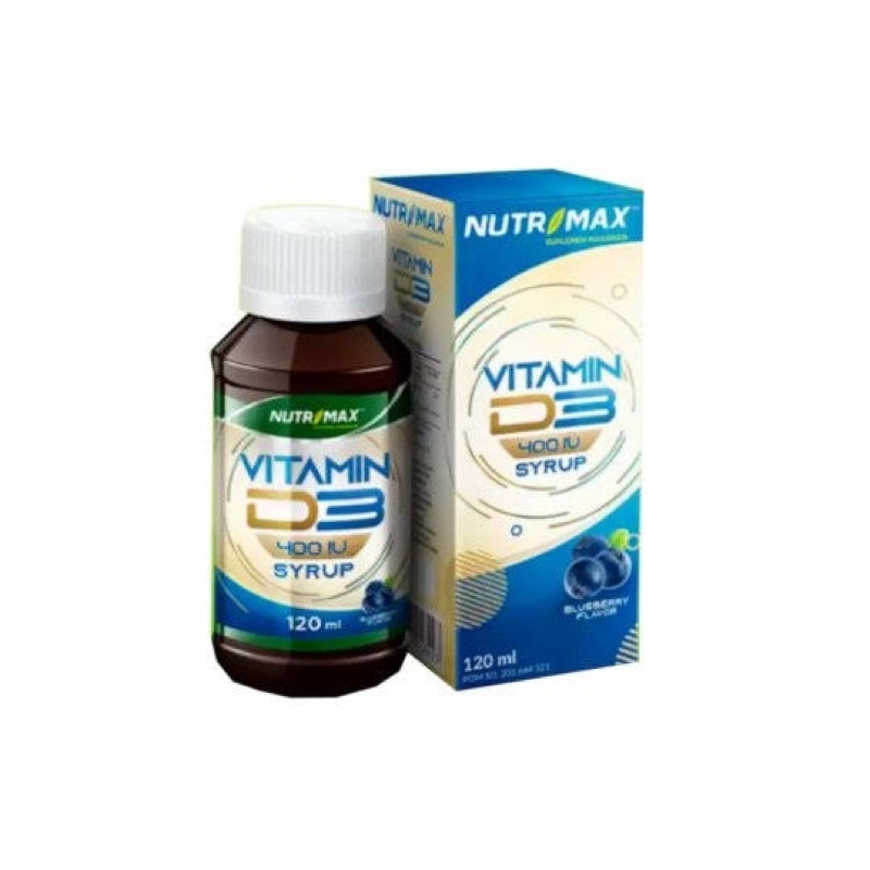 Jual Nutrimax Vitamin D3 400IU Syrup / Vitamin D3 | Shopee Indonesia