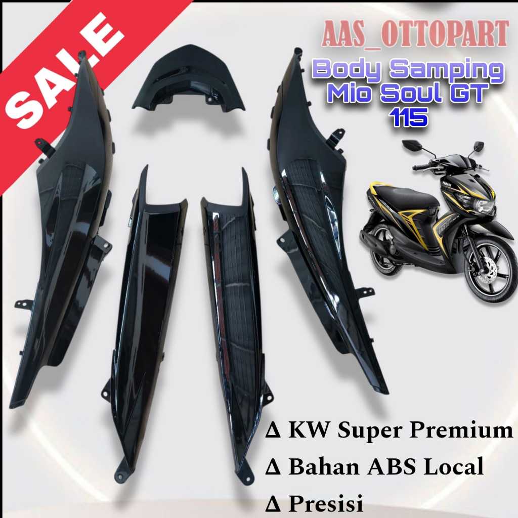 Jual Cover Body Samping Mio Soul GT 115 Semua Warna Termurah | Shopee Indonesia