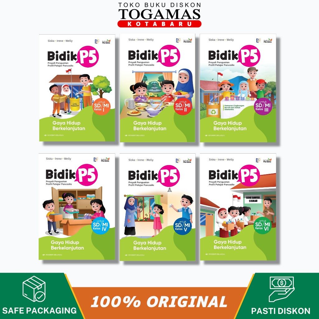 Jual Bidik P5 Gaya Hidup Berkelanjutan Untuk Sd/Mi Kelas 1 2 3 4 5 6 ...