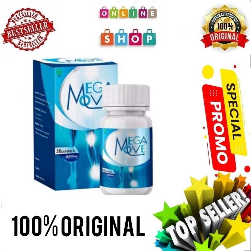Jual ( TERLARIS ) Megamove Asli 100% Original Mega move Obat Nyeri ...