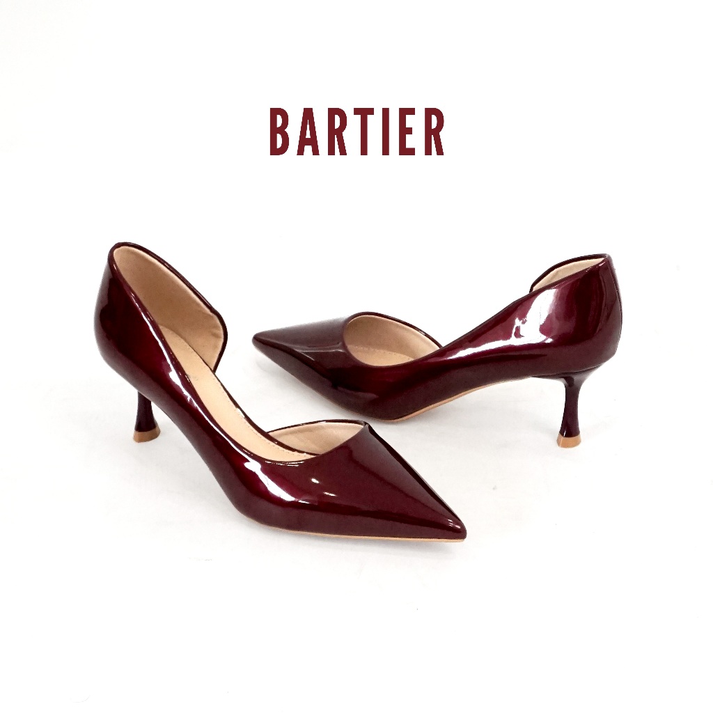 Jual BARTIER - SEPATU HAK WANITA 5 CM POINTY HEELS CASUAL HEELS GLOSSY ...
