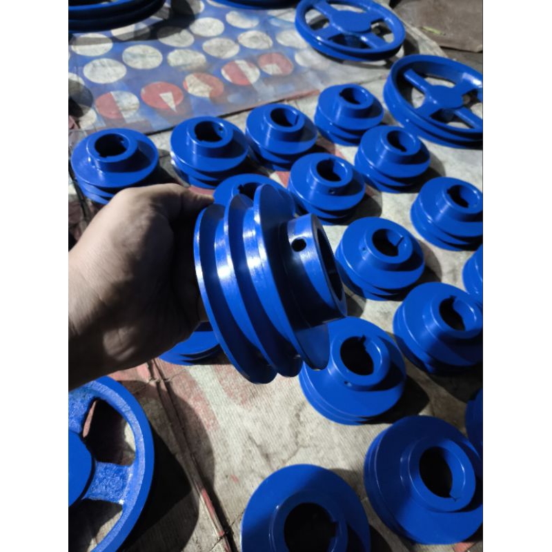 Jual PULLEY B2 5 INCH BESI COR | Shopee Indonesia