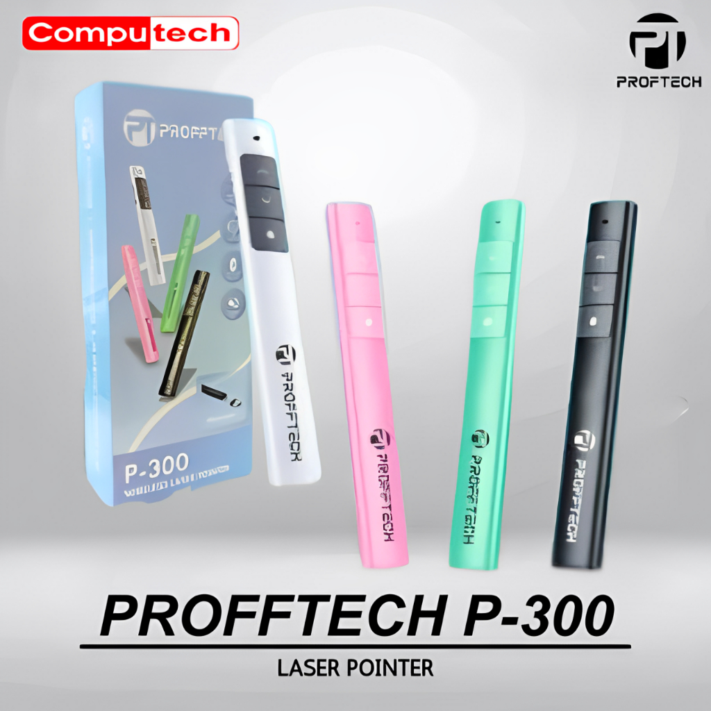 Jual Profftech Laser Pointer P-300 Wireless USB Presenter Rechargeable ...