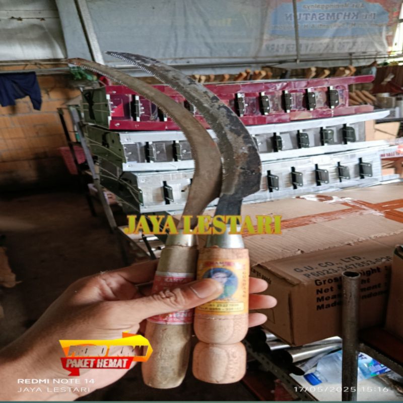 Jual Promo 2 Pcs Arit Padi Gergaji Baja Sedang Kecil Berkualitas Tinggi ...