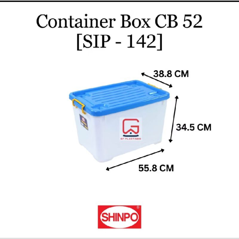 Jual ( CB 52 ) Container Box / Kotak Penyimpanan SHINPO CARAVAN- PM ...