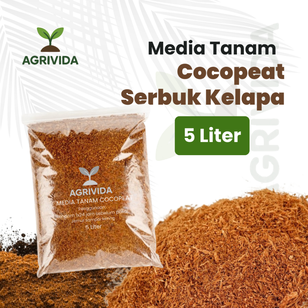 Jual Media Tanam Cocopeat 5 Liter | Shopee Indonesia