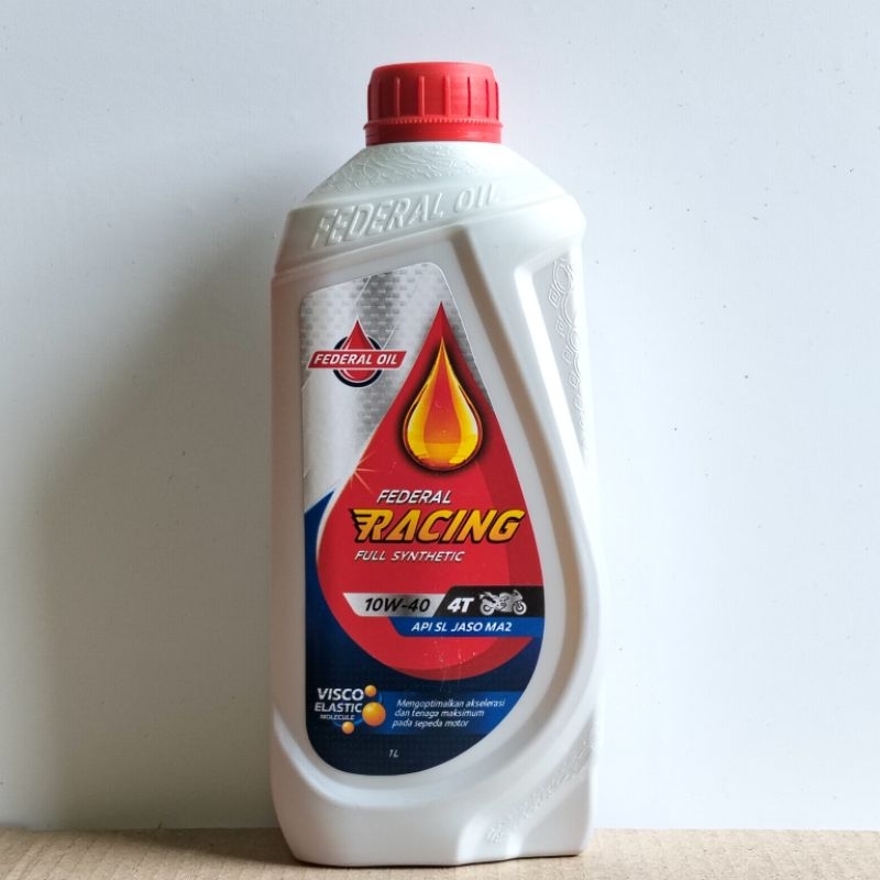 Jual OLI/OIL FEDERAL RACING 1L SAE 10W-40 PELUMAS OLI MESIN MOTOR ...