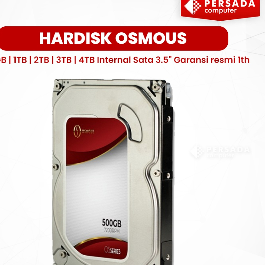 Jual Hardisk Osmous 500GB | 1TB | 2TB | 3TB | 4TB Internal Sata 3.5" Garansi resmi 1th | Shopee ...