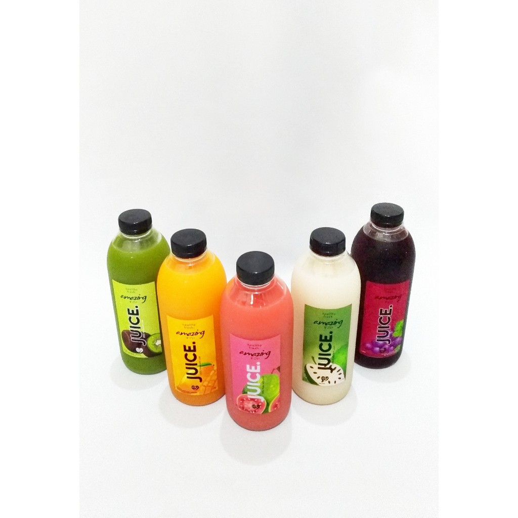 Jual Jus Buah 1 Liter JUICE Apel Jeruk Jambu Mangga Kiwi Sirsak ...