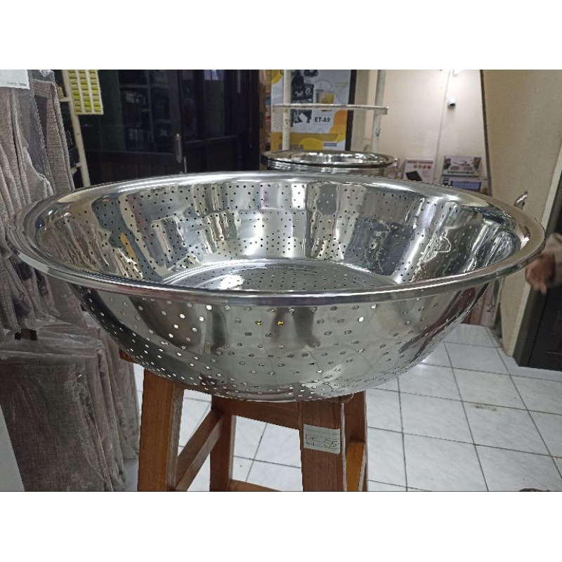 Jual Panci Lubang Baskom Tiris 60 cm Jumbo Stainless | Shopee Indonesia