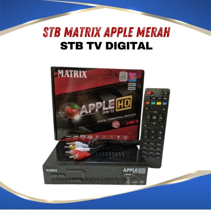 Jual STB MATRIX APPLE MERAH// STB MATRIX APPLE KUNING// STB EVERCROSS ...