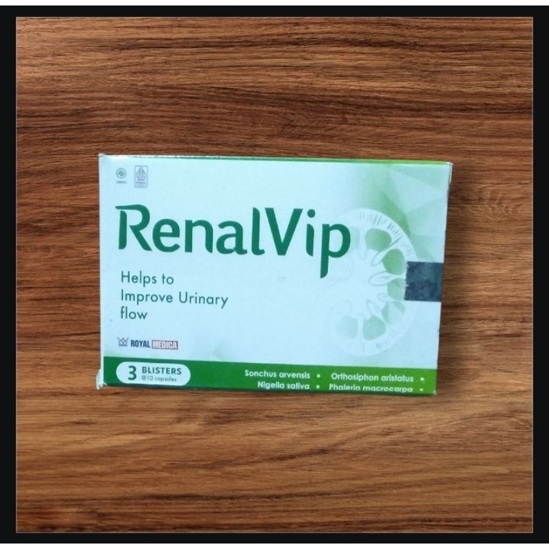 Jual renalvip box isi 30 kapsul renal vip | Shopee Indonesia