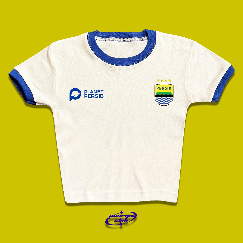 Jual baby tee ringer tee club bola bandung juara liga 1 back 2 back ...
