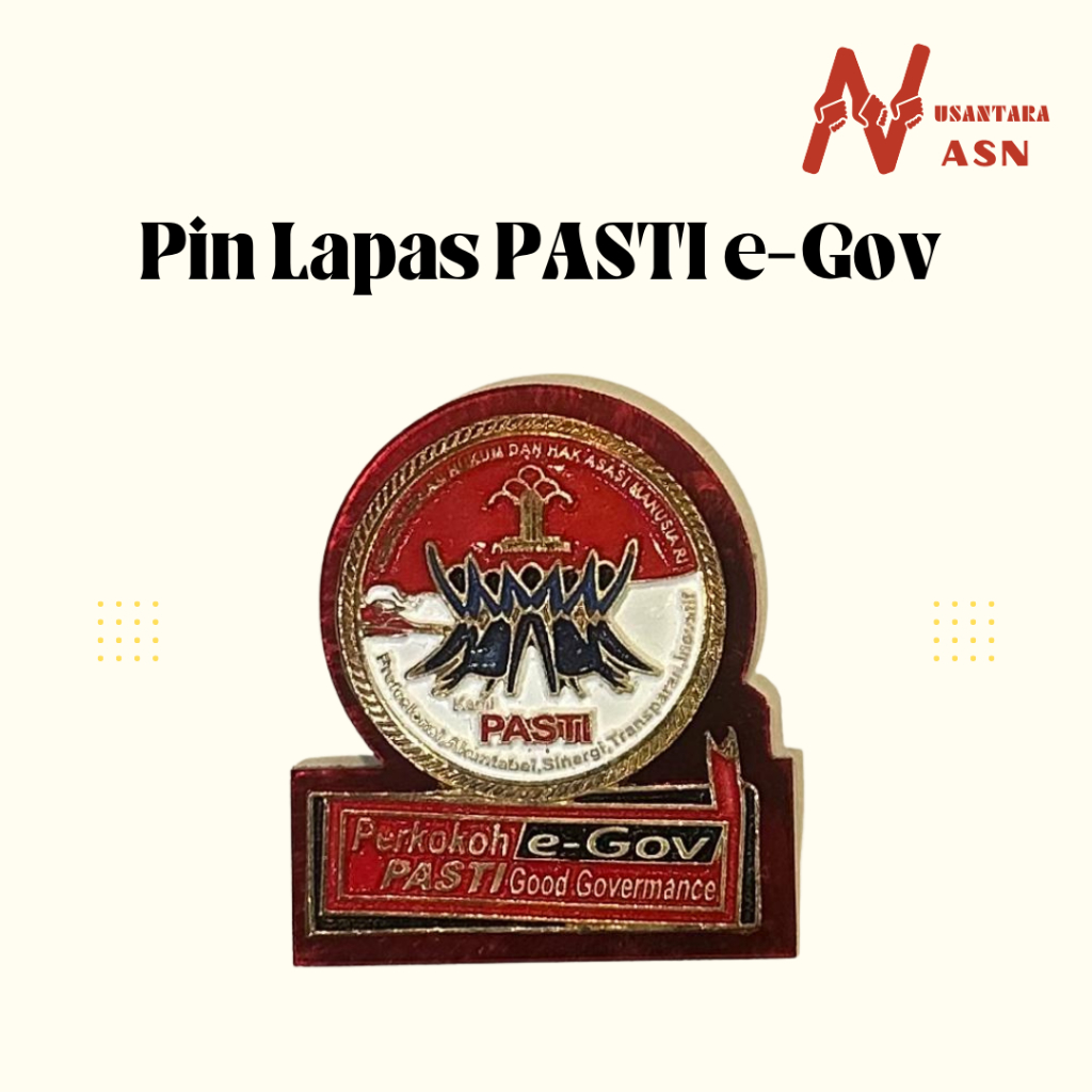 Jual Lencana Pin Lapas PASTI e-Gov Paku | Shopee Indonesia