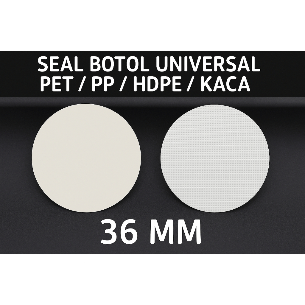 Jual / 12 PCS SEAL 36 , 41 , 46 MM UNIVERSAL / Segel Botol Aluminium ...