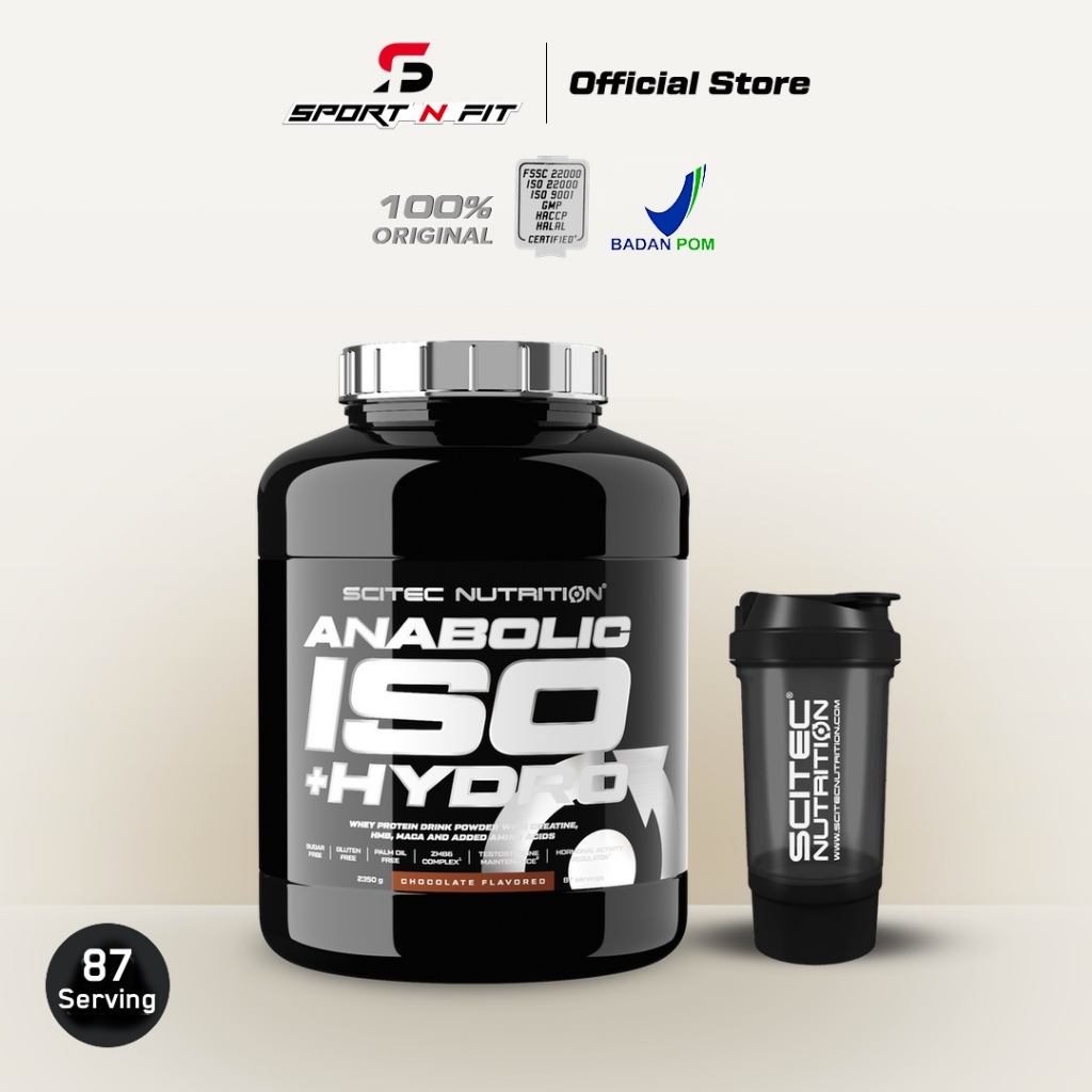 Jual Scitec Nutrition - ANABOLIC ISO+HYDRO PROTEIN 2350 Gram optimum ...