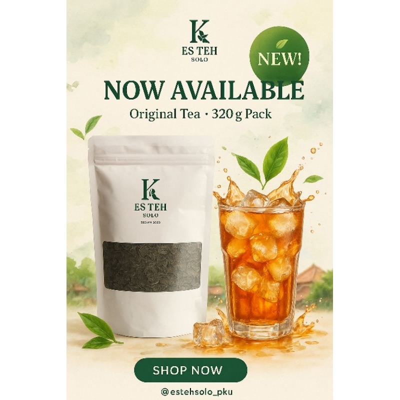 Jual Bahan baku Teh SOLO original 320g | Shopee Indonesia