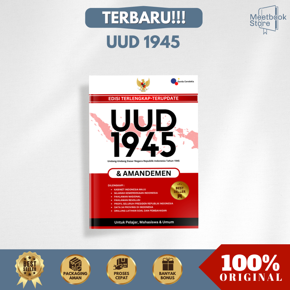 Jual Buku UUD 1945 & Amandemen Edisi Terlengkap Terupdate - Garda Cendekia | Shopee Indonesia