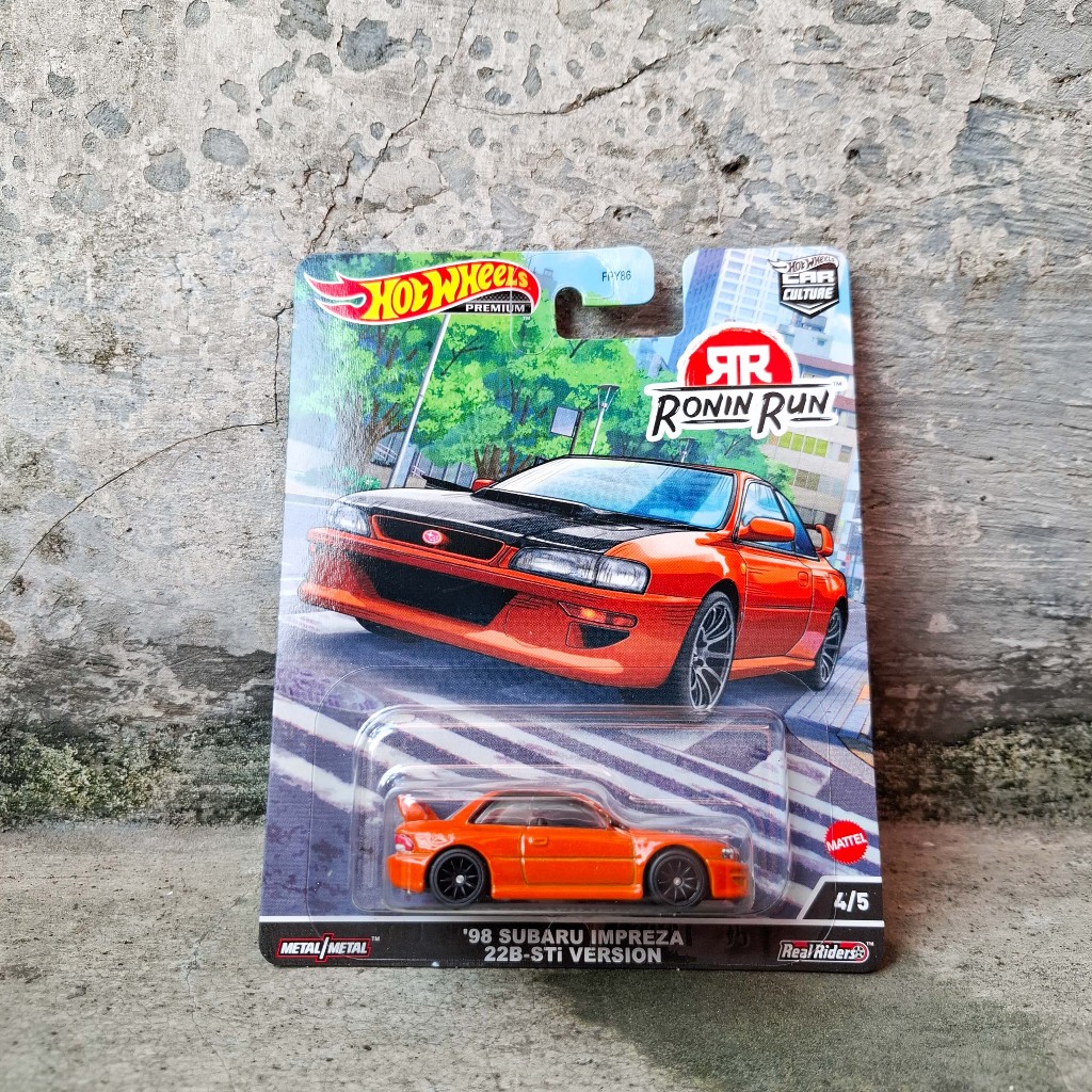 Jual Hot Wheels Premium Ronin Run 98 Subaru Impreza 22B STi Version ...