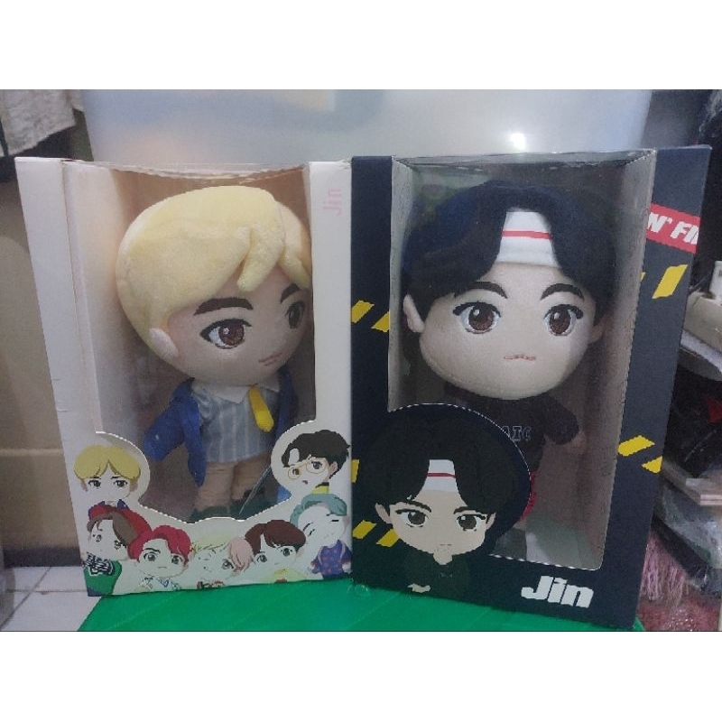 Jual Doll tinytan BTS Jin plush toy idol dan mic drop plus bonus ...