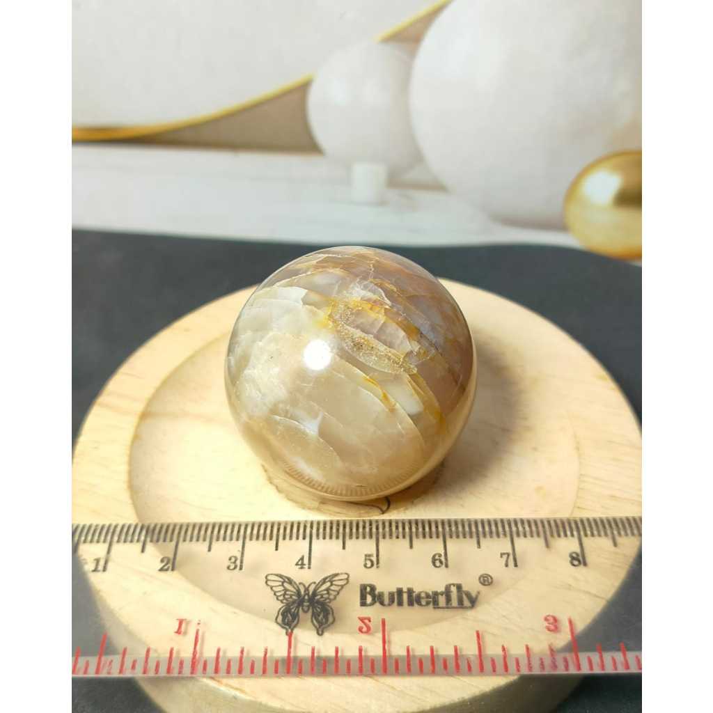 Jual Batu Natural Orange Moonstone Small Sphere (1) | Shopee Indonesia