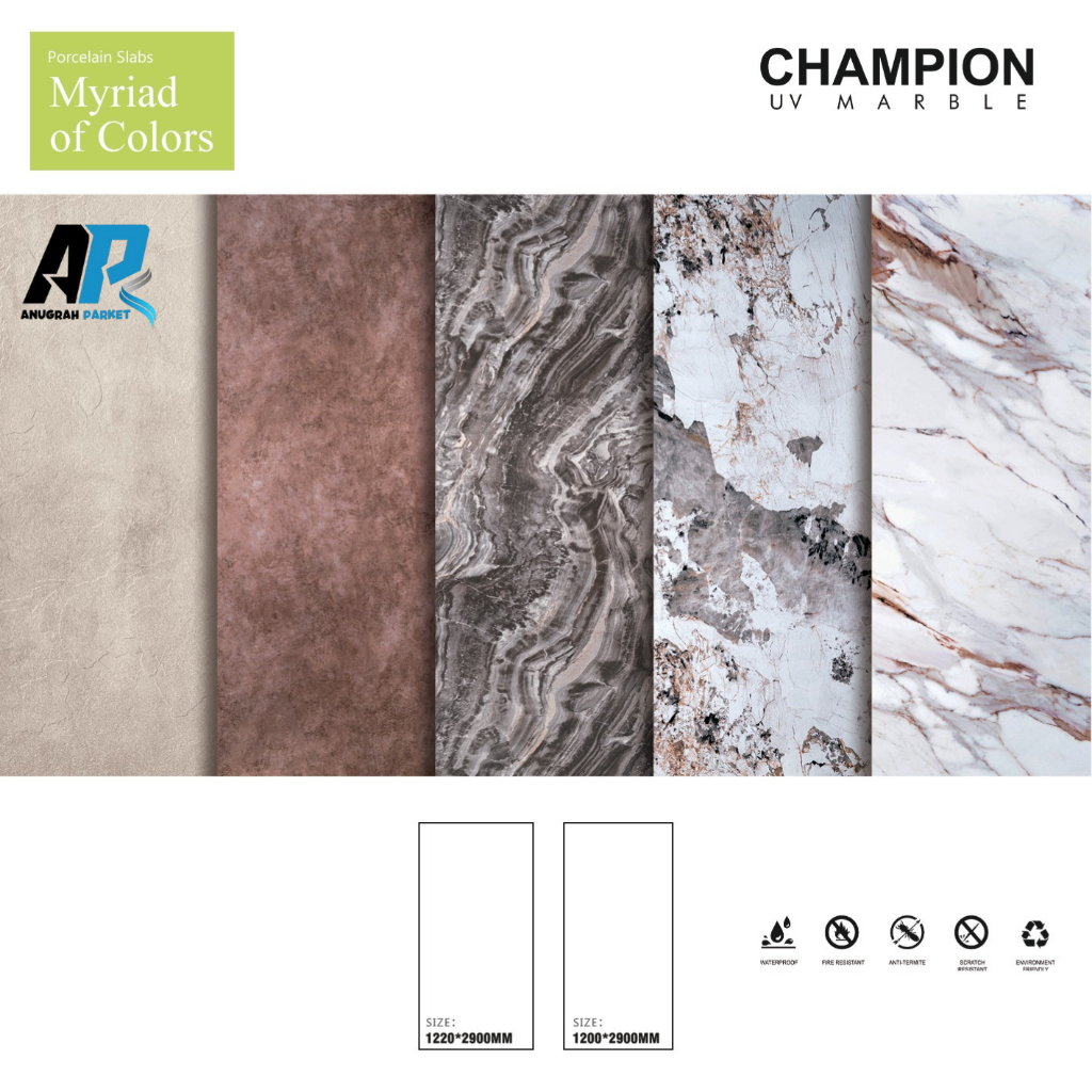 Jual UV MARBLE MERK CHAMPION TEBAL 3MM | Shopee Indonesia