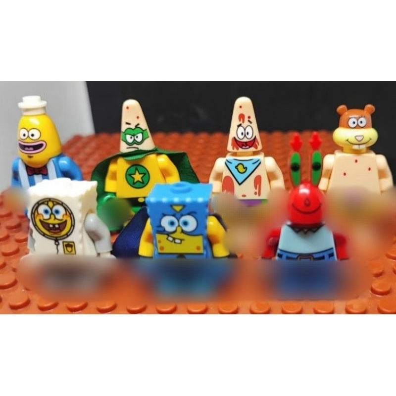 Jual Minifigure Bricks - Spongebob mix | Shopee Indonesia