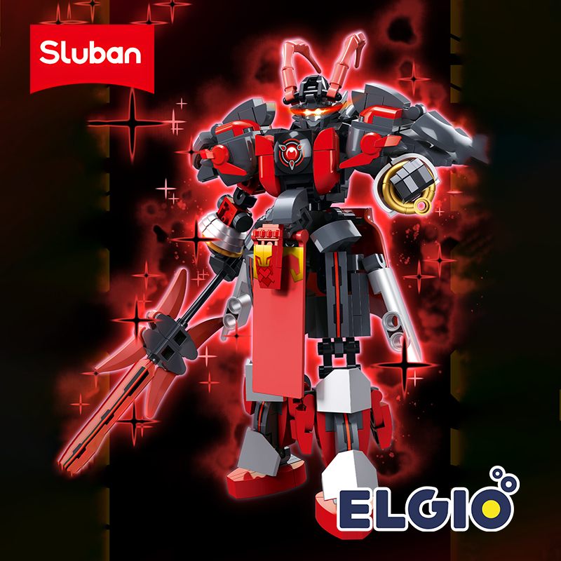 Jual Sluban Bricks Robot Crown Flying Commander Exosuit Mecha B1321 ...