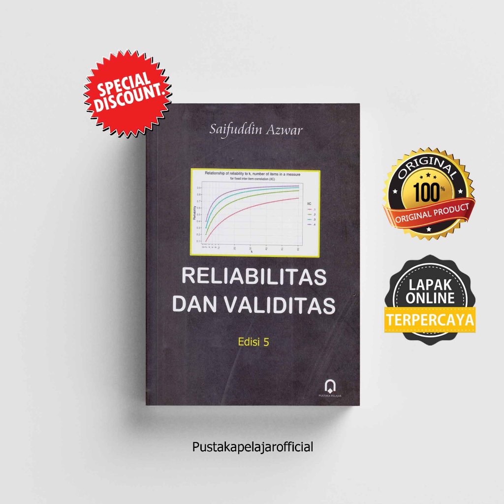 Jual Buku Reliabilitas dan Validitas Edisi 5 - Saifuddin Azwar ...