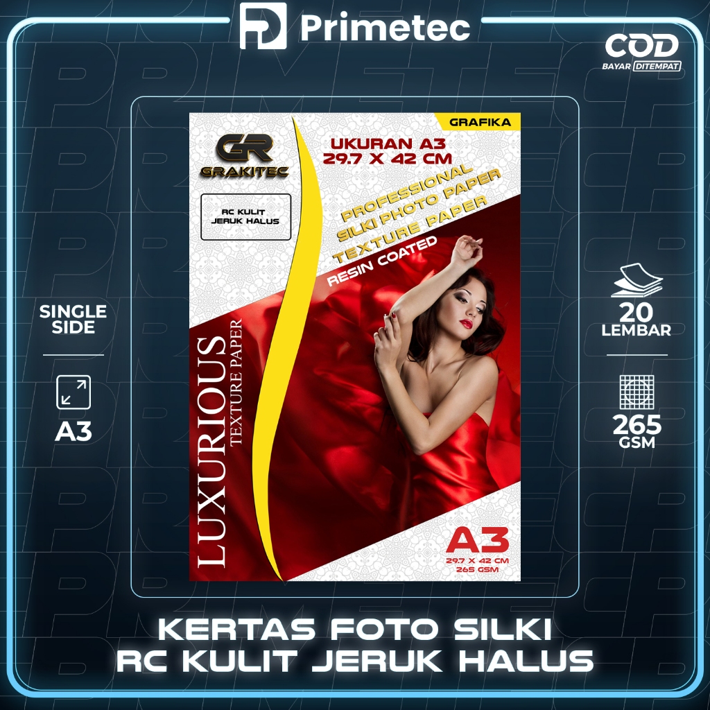 Jual Kertas Foto Silki Texture A3 / A3+ Professional Silki, Glossy ...