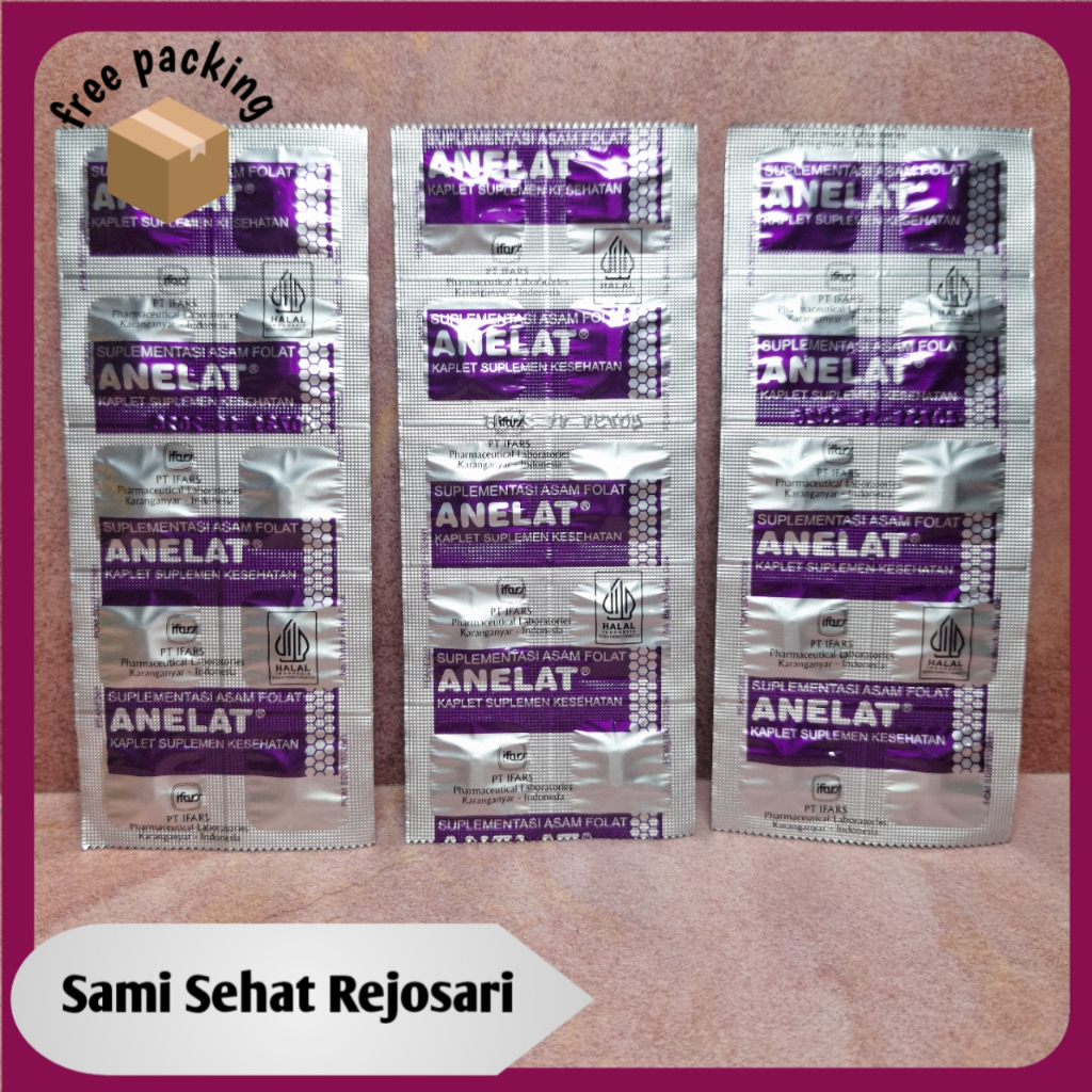 Jual 3 strip ANELAT ISI 10 TABLET | Shopee Indonesia