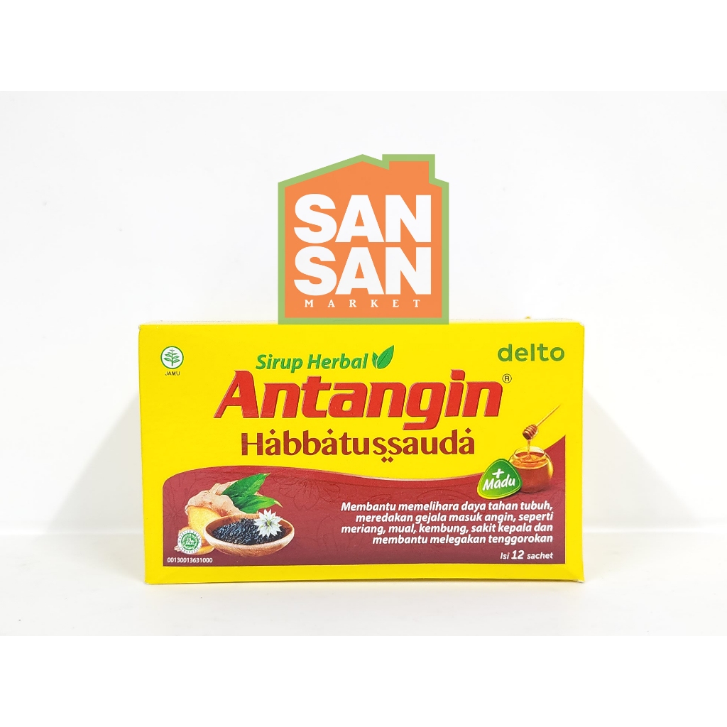 Jual Antangin Habbatussauda Sirup Herbal Box isi 12 Sachet | Shopee ...