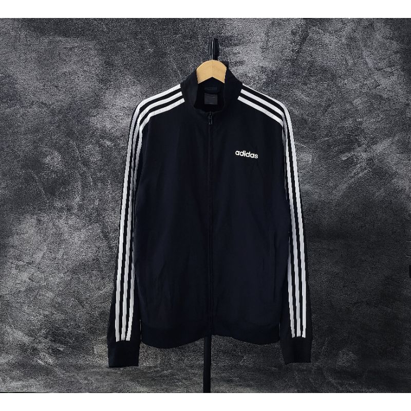 Jual (TRACKTOP ADIDAS BALOK BLACK STRIP WHITE) | Shopee Indonesia