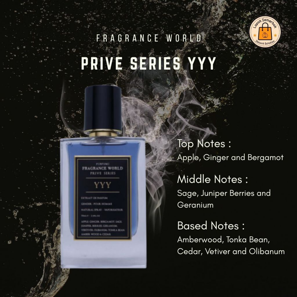 Jual Decant Fragrance World YYY [2 ml, 5 ml, 10 ml] | Shopee Indonesia