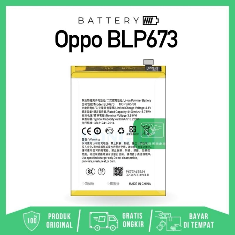 Jual Baterai Batre OPPO A3S OPPO A5S OPPO A12 OPPO A7 OPPO A7X OPPO A31 ...