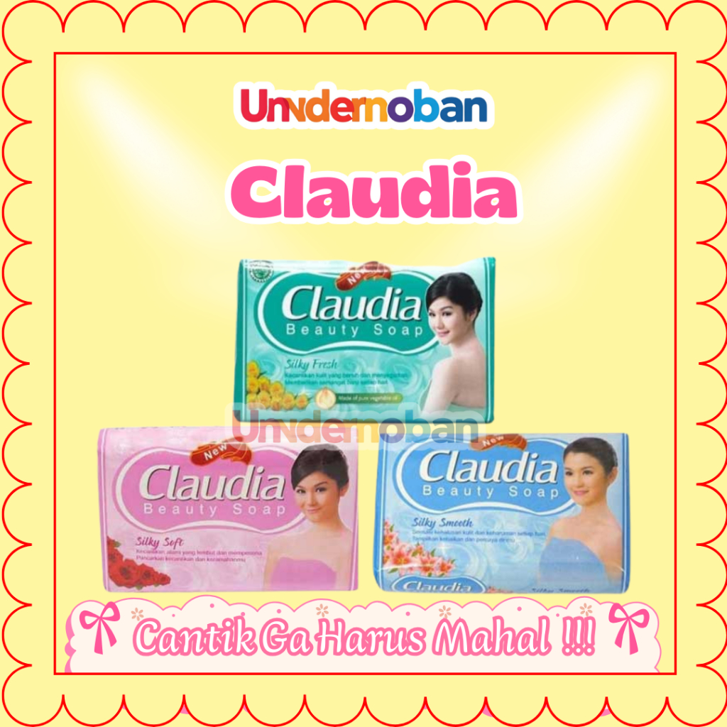 Jual CLAUDIA Bar Soap 60g - Soap Silky Soft | Silky Smooth | Fresh ...