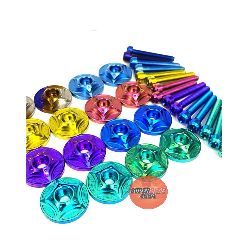 Jual Jalu Titanium Jalu Stang / Bandul Stang TUTUP OLI & KOIN SENSOR ...