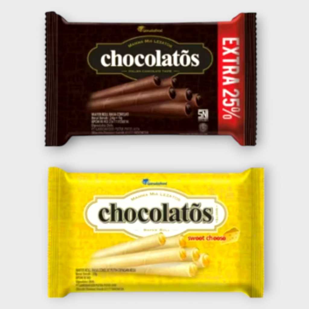 Jual Chocolatos Rolls Wafer / Chocolatos Mini Wafer Roll 27g 10Pcs ...