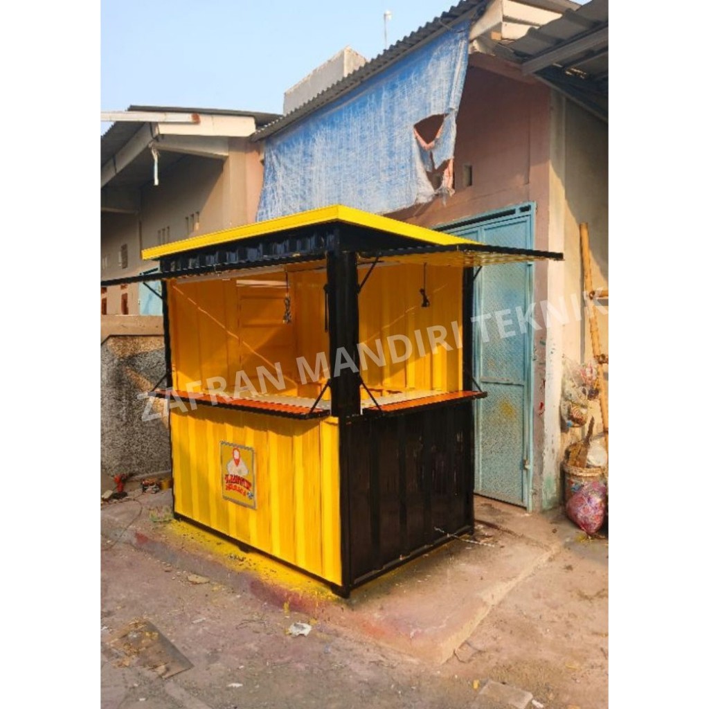 Jual [CUSTOM 18] Booth Container Booth Portable Meja Usaha (Custom ...