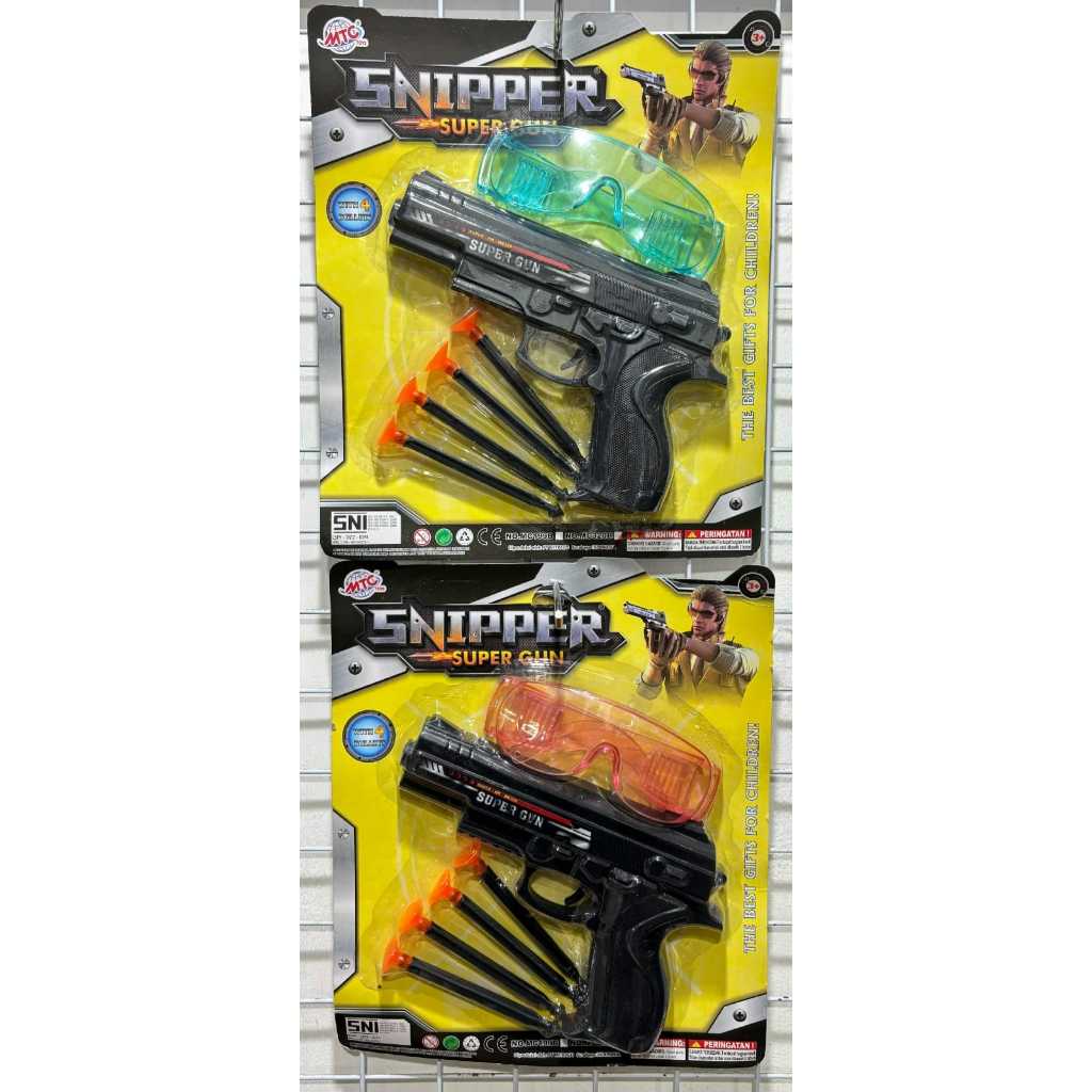 Jual PISTOL MAINAN TEMBAKAN SET PLUS PELURU KARET DAN KACAMATA MC320B ...