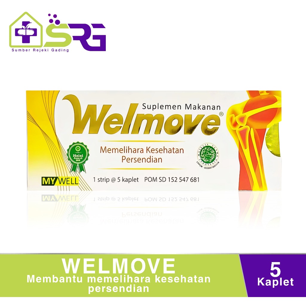 Jual Welmove untuk Membantu Memelihara Kesehatan Persendian (5 Kaplet ...