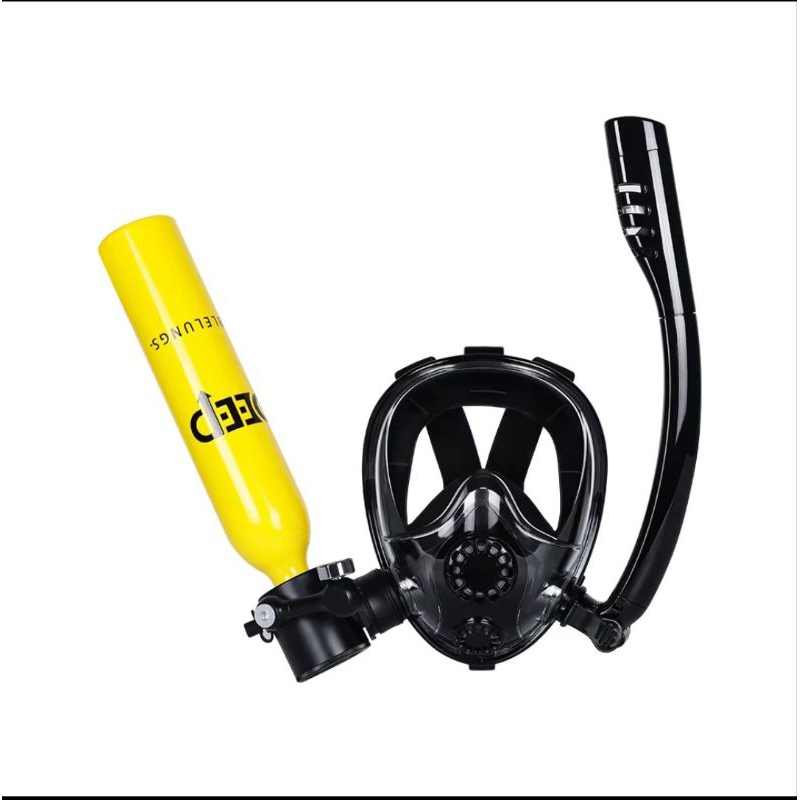Jual Alat selam Masker Snorkeling Full Face DIDEEP Napas Normal Dan ...