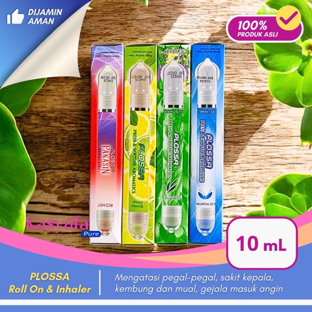 Jual PLOSSA BESAR 10ML MINYAK ANGIN AROMATERAPHY MERAH KUNING HIJAU ...