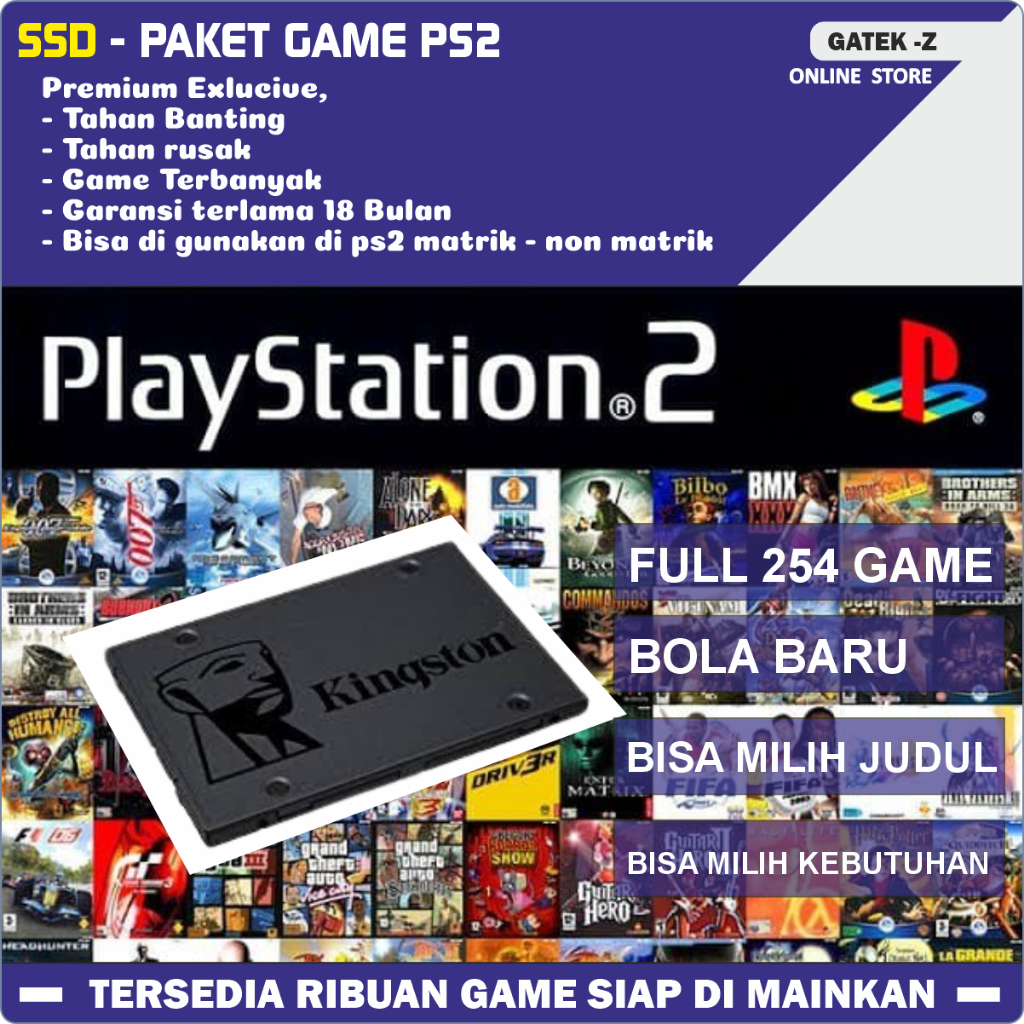 Jual SS D Game PS2 245 Game buat ps2 atau buat pc , laptop , Android ...