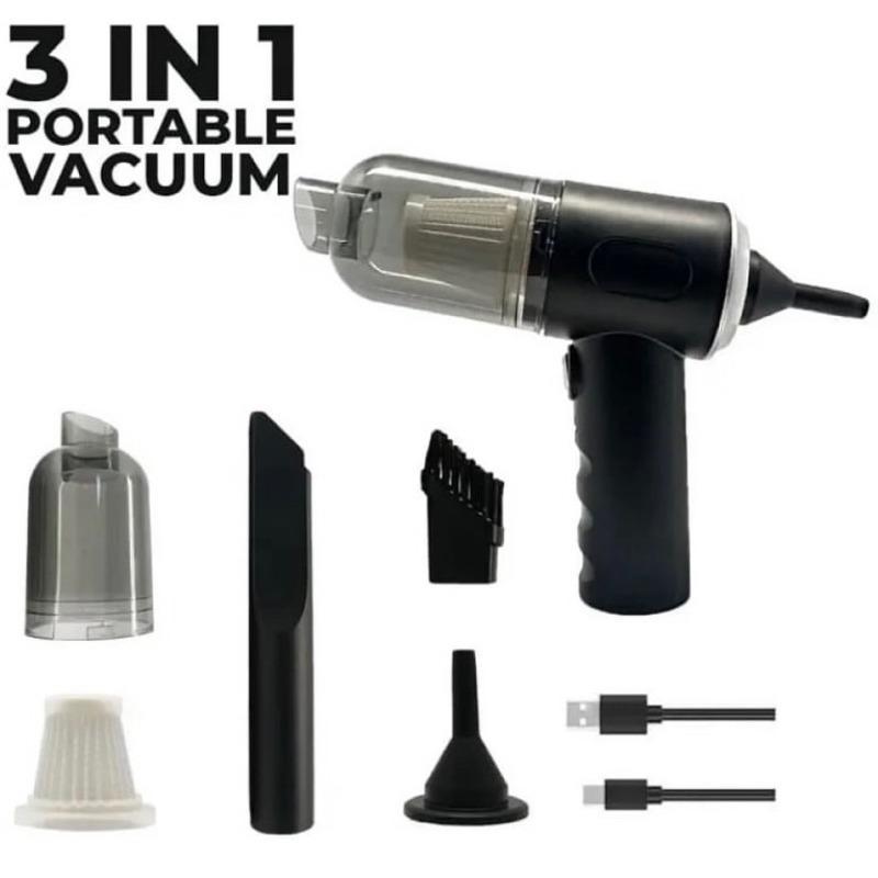 Jual JCM Vacuum Cleaner Mobil Mini USB 3 IN 1 Vacuum Cleaner Portable ...