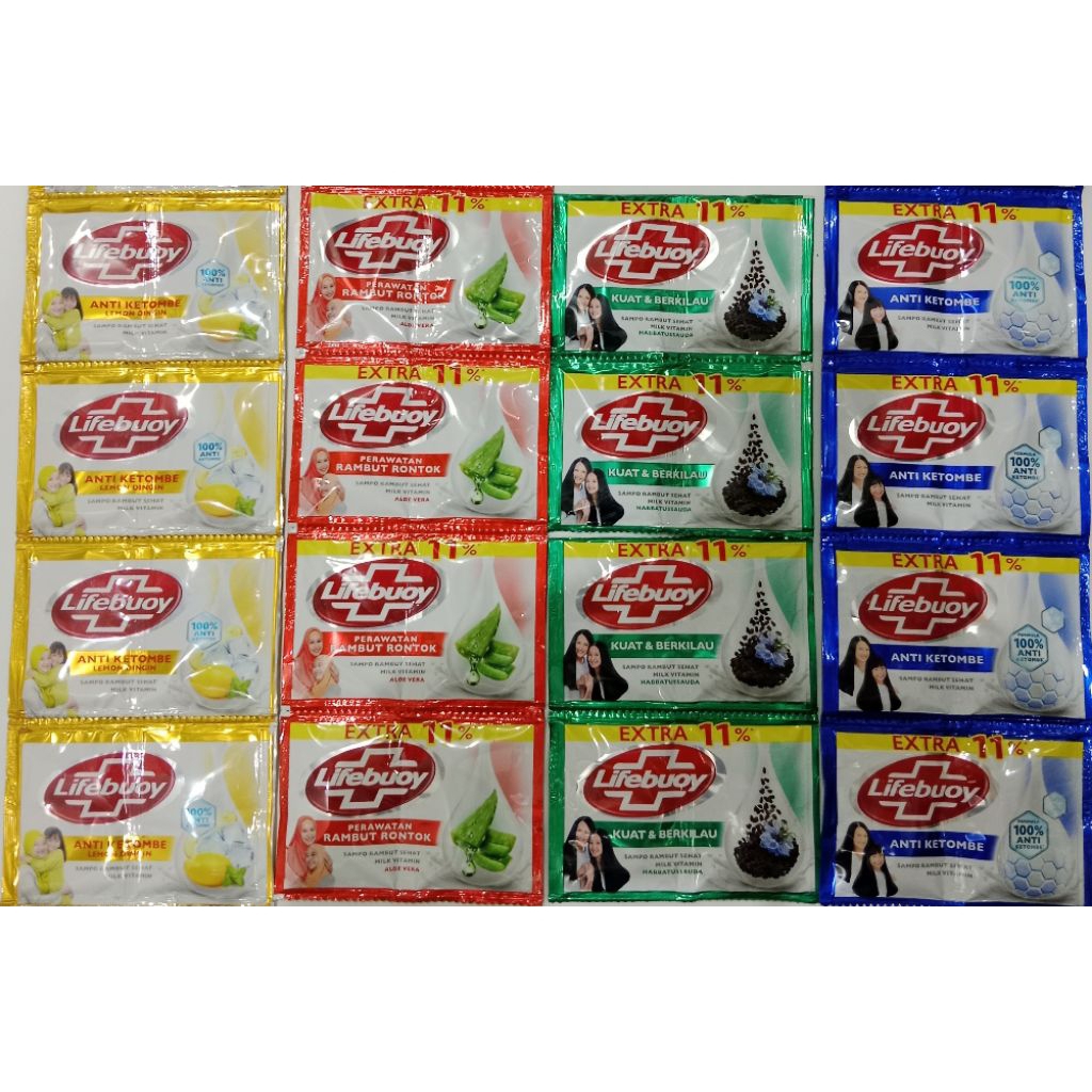 Jual Shampoo Renceng Lifebuoy isi 12 x 10ml (24 Sachet) | Shopee Indonesia
