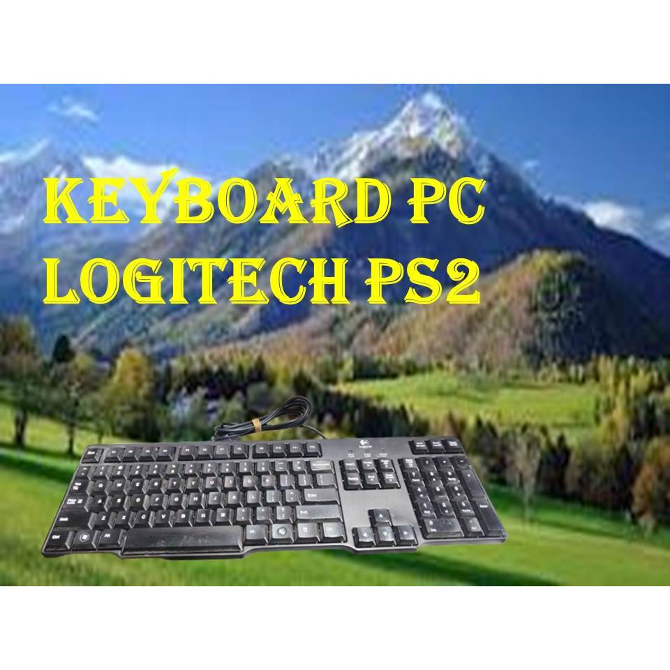 Jual KEYBOARD PC LOGITECHK PS2 | Shopee Indonesia